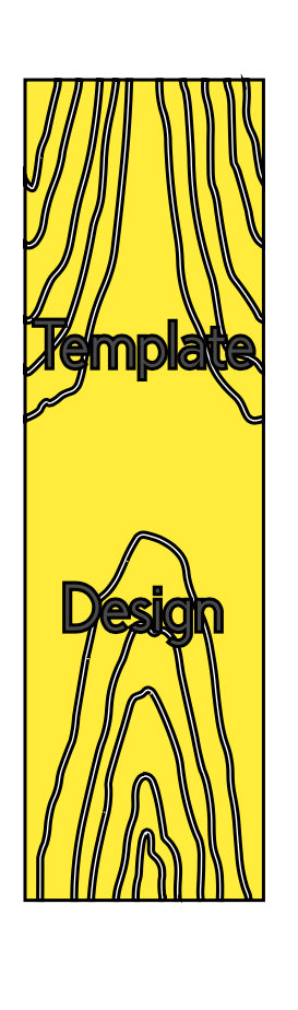 GEODE (with outline) pre-cut template – MidnightSerenity